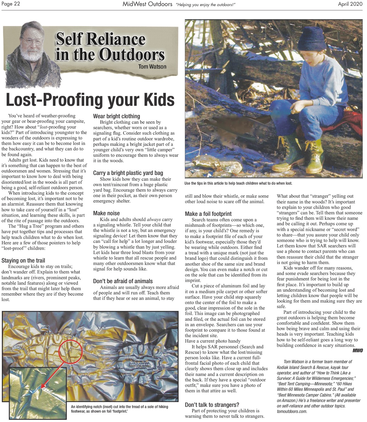 HOW TO HELP FIND LOST KIDS… – TOMOUTDOORS.COM